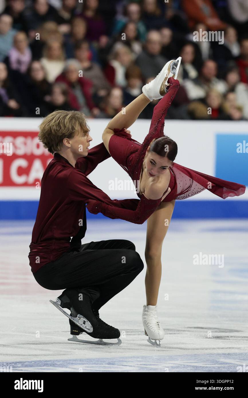 Day Four. 17th Jan, 2026. Diana Davis and Gleb Smolkin of Georgia ...