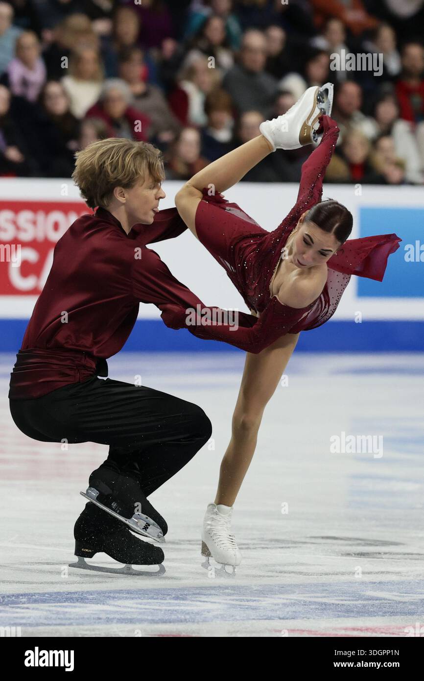 Day Four. 17th Jan, 2026. Diana Davis and Gleb Smolkin of Georgia ...