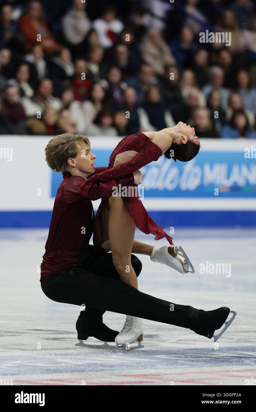 Day Four. 17th Jan, 2026. Diana Davis and Gleb Smolkin of Georgia ...