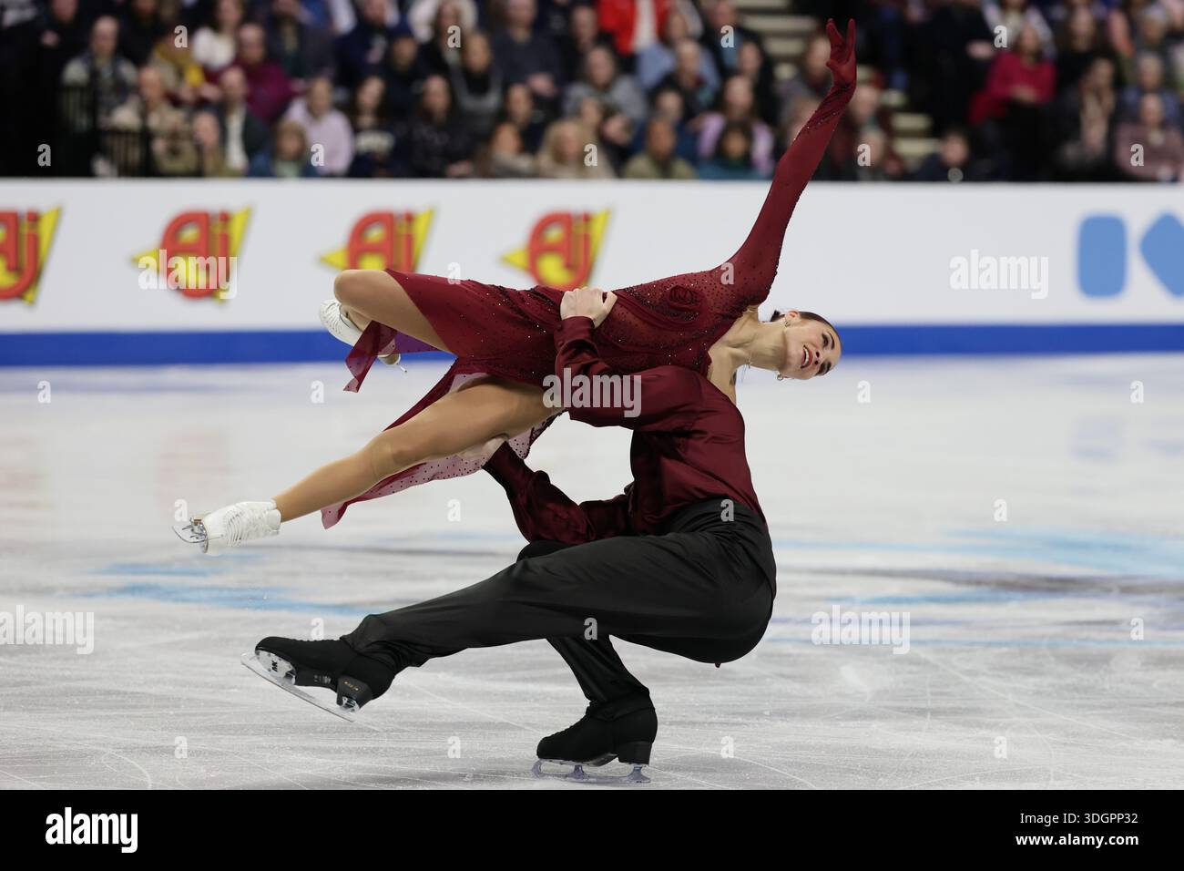 Day Four. 17th Jan, 2026. Diana Davis and Gleb Smolkin of Georgia ...