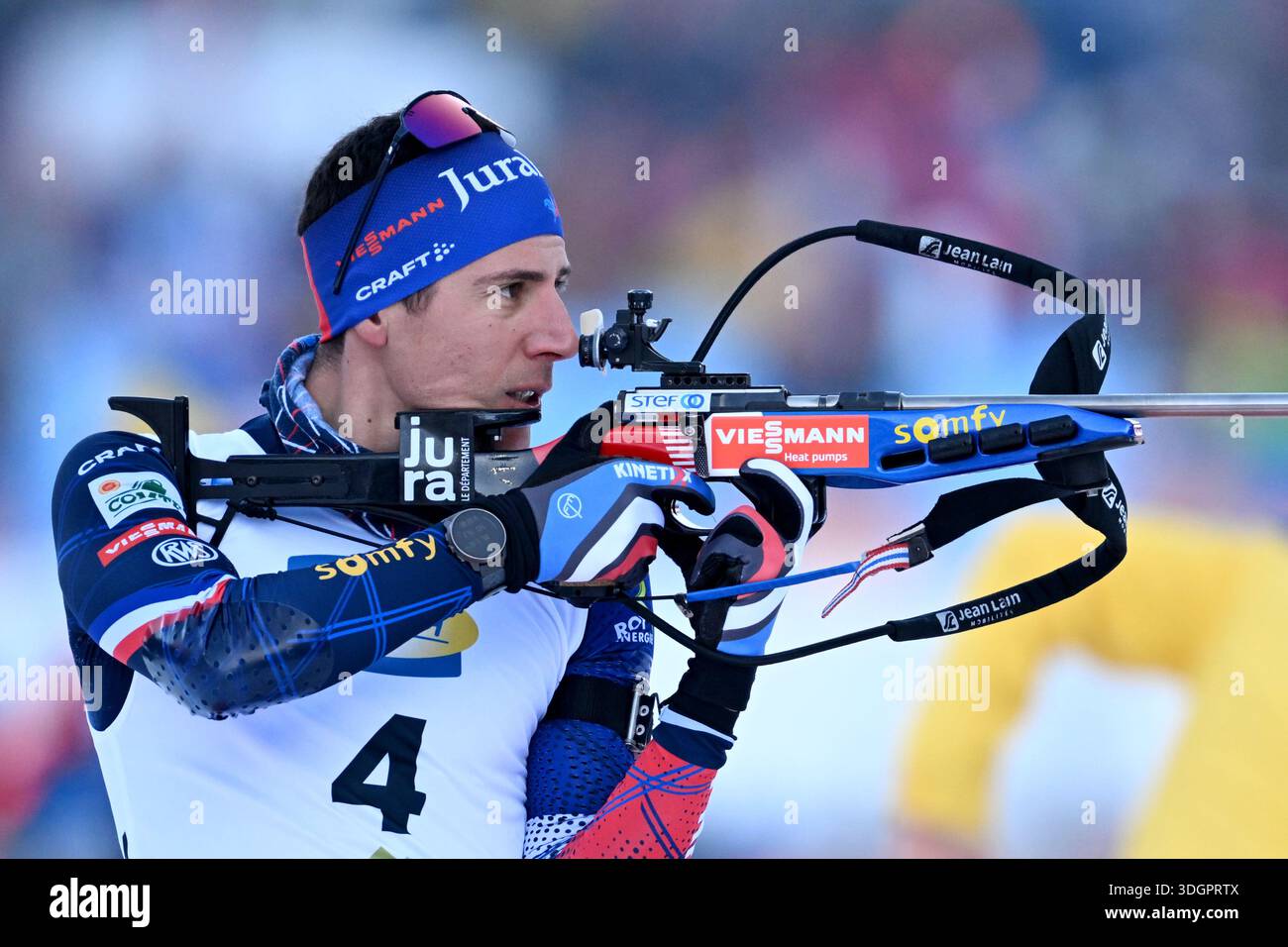 Ruhpolding, Germany. 18th Jan, 2026. Biathlon: World Cup, pursuit 12.5 ...
