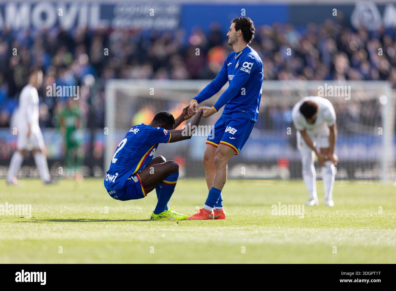 Getafe, Spain. 18th Jan 2026. Getafe CF and Valencia CF at Coliseum ...