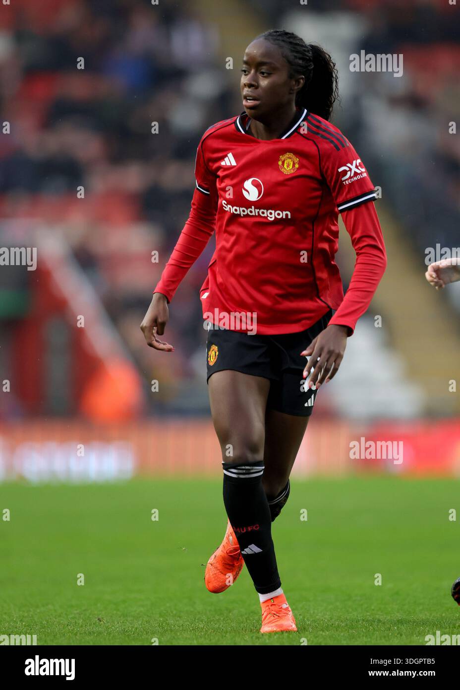 Manchester United's Simi Awujo running during the Adobe Women's FA Cup ...