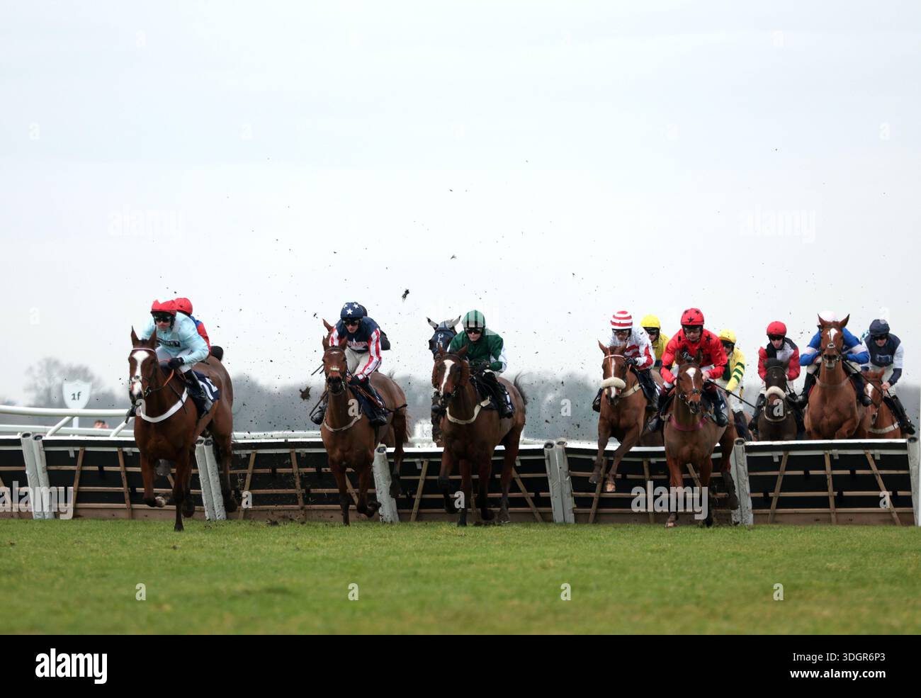 Runners and riders in the Weatherbys Racing Bank Handicap Hurdle with ...
