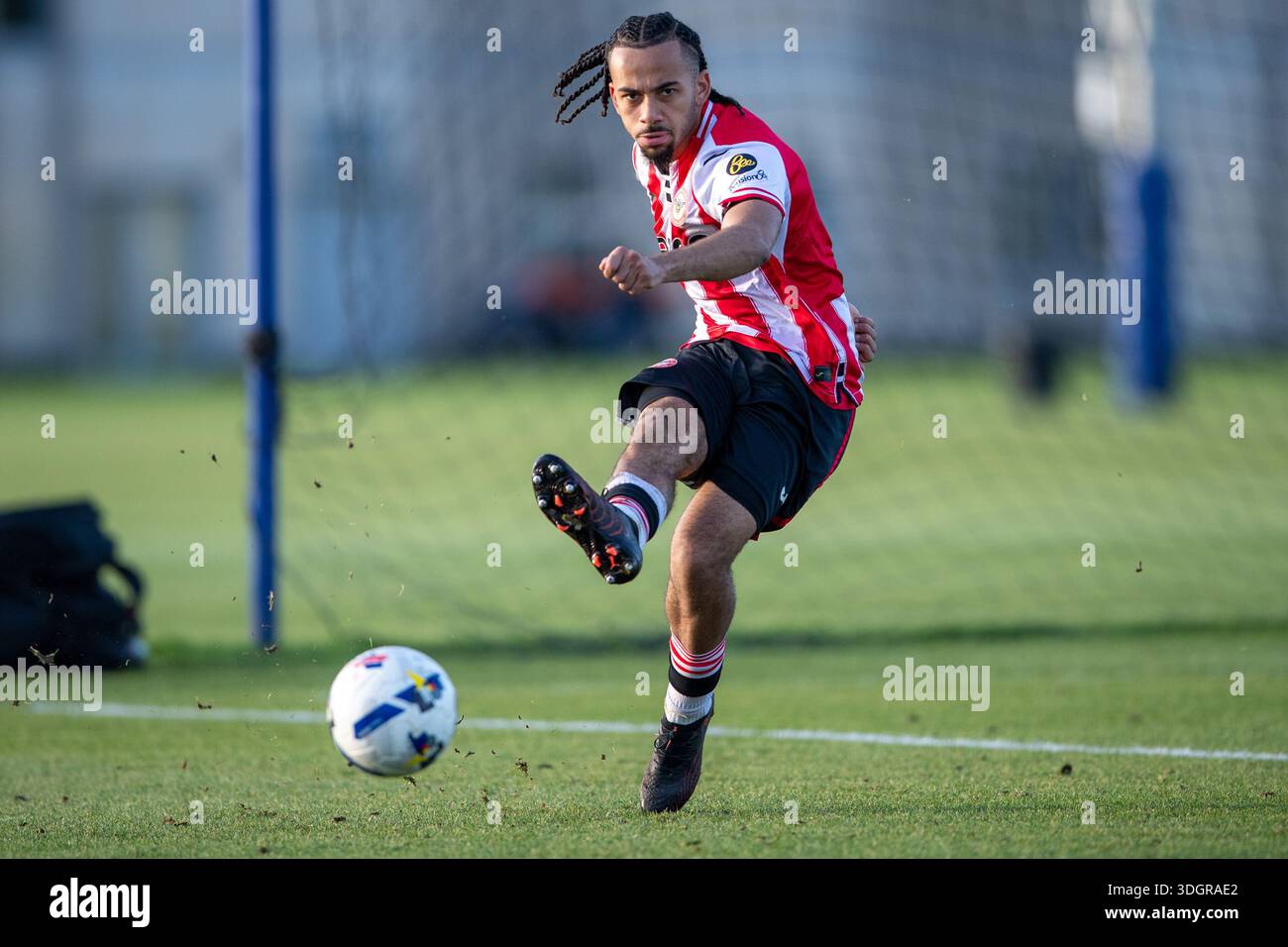 Maxwell McKnight (#2 Brentford B) during the Premier League PDL match ...
