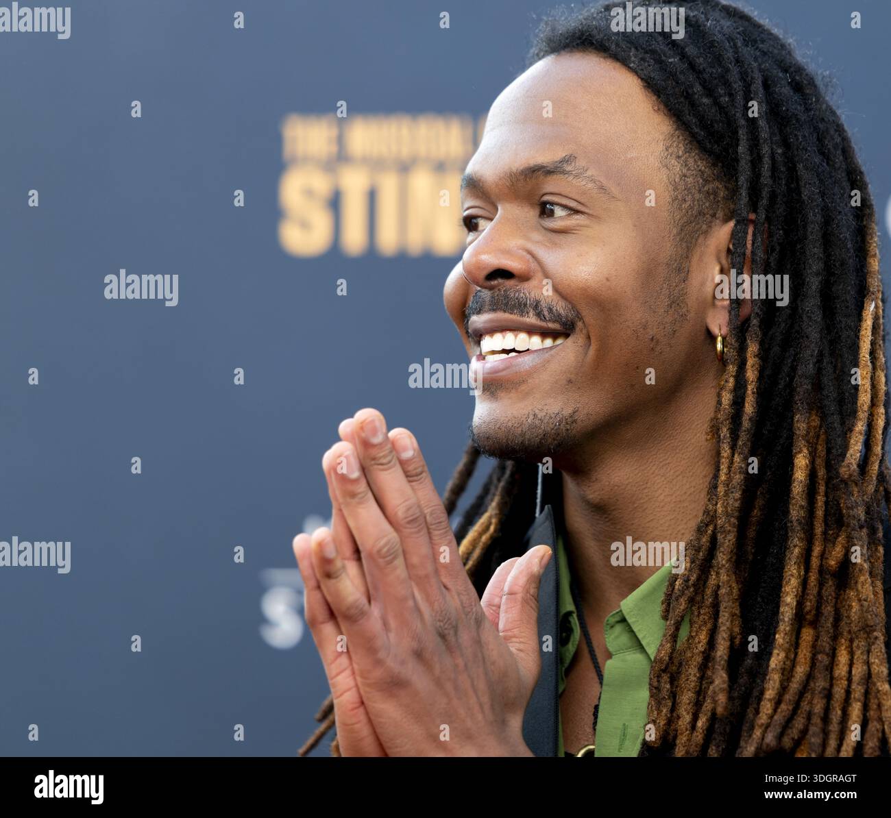 AMSTERDAM – Singer Jeangu Macrooy on the red carpet at the world ...
