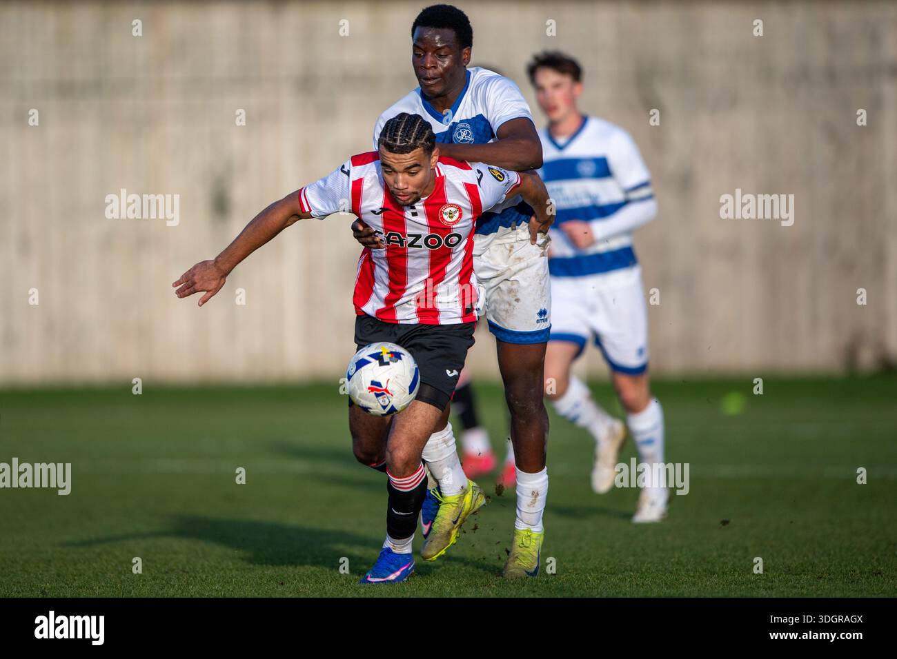 Maxwell McKnight (#2 Brentford B) during the Premier League PDL match ...