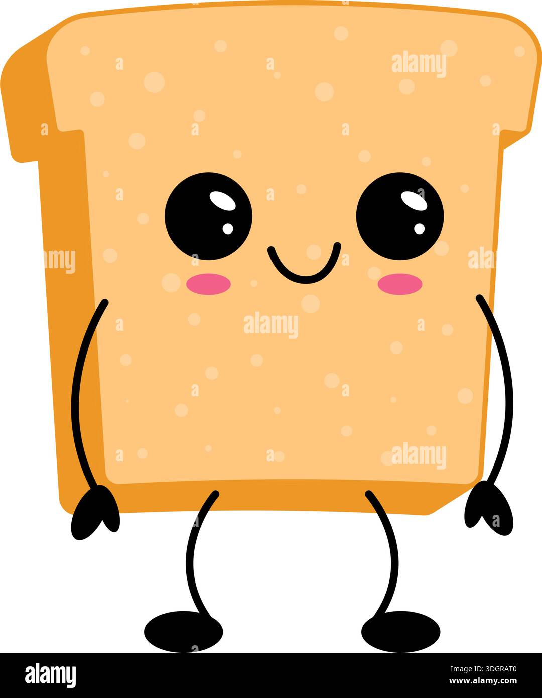 Kawaii breakfast food Stock Vector Images - Alamy