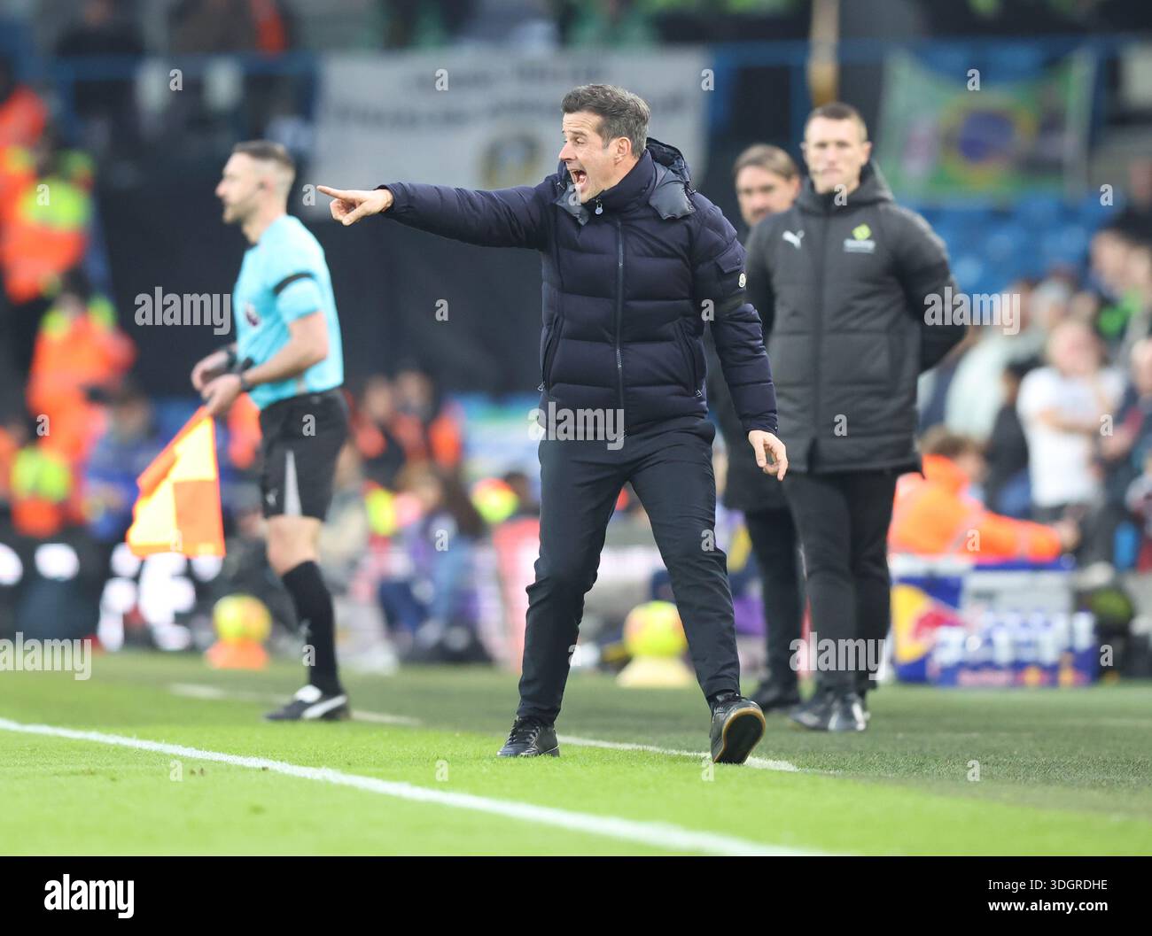 Leeds, UK. 17th Jan, 2026. Marco Silva manager of Fulham during the ...