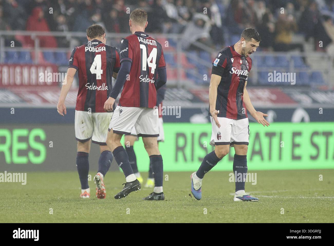 during Bologna BFC vs ACF Fiorentina, 21° Serie A Enilive 2025-26 game ...