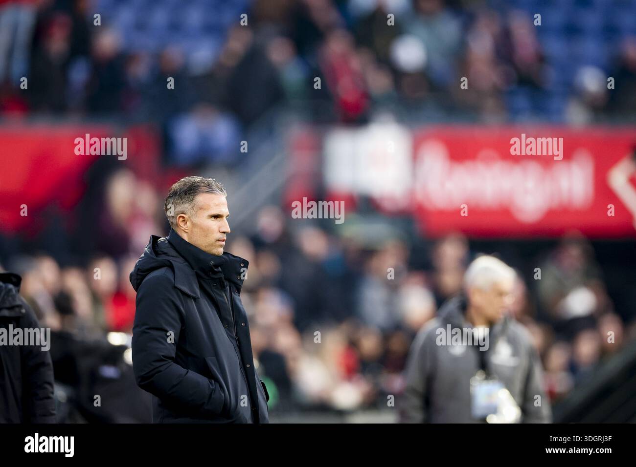 ROTTERDAM – (L-R) Feyenoord coach Robin van Persie before the Dutch ...