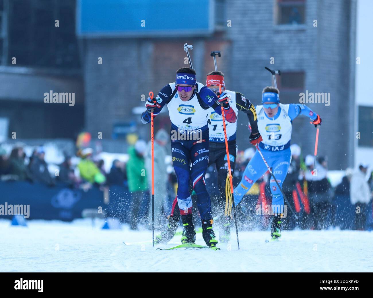 Ruhpolding, Germany January 14 - 18, 2026: BMW IBU Biathlon World Cup ...