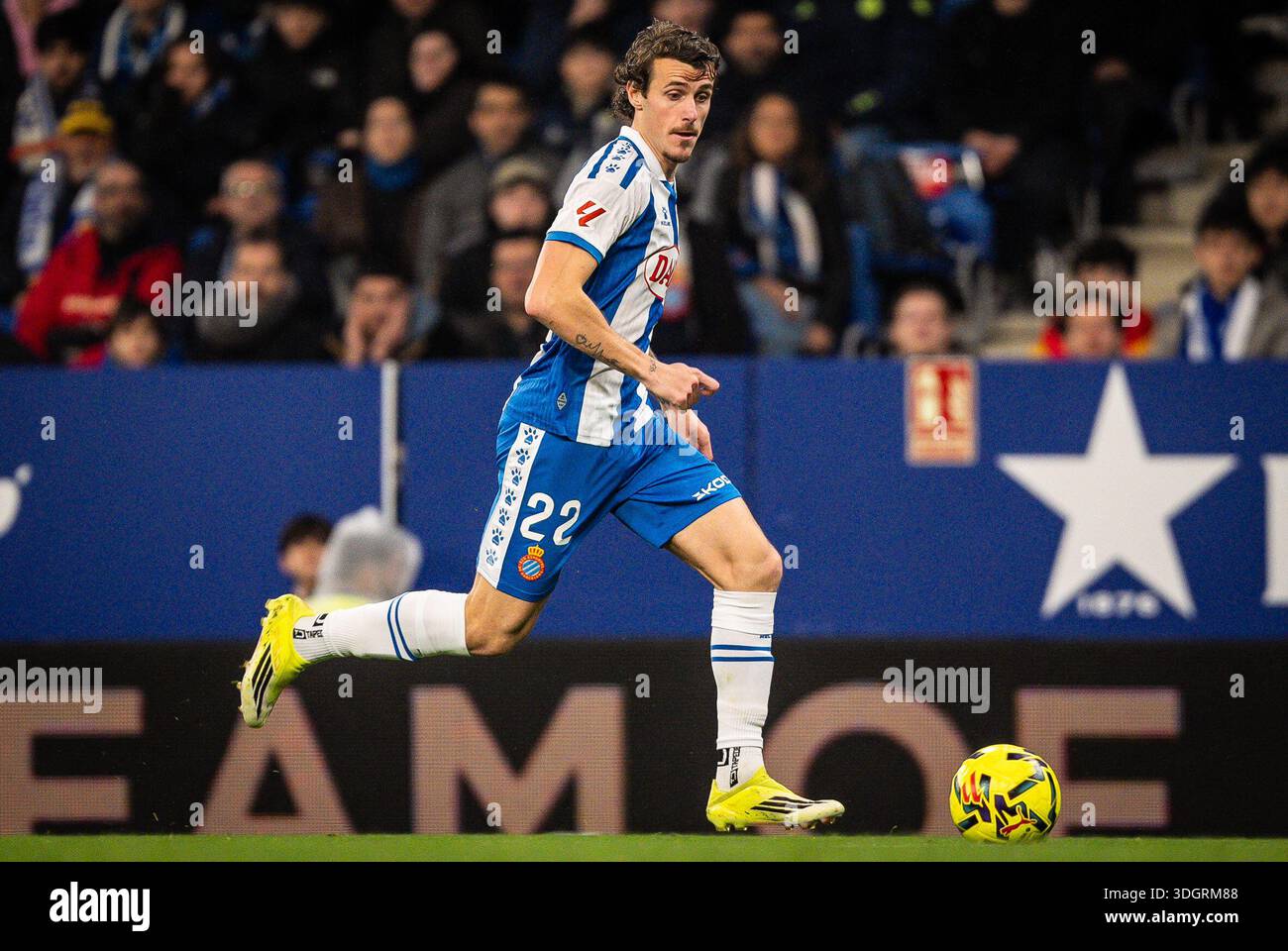 Carlos ROMERO of Espanyol Barcelona during the Spanish championship ...