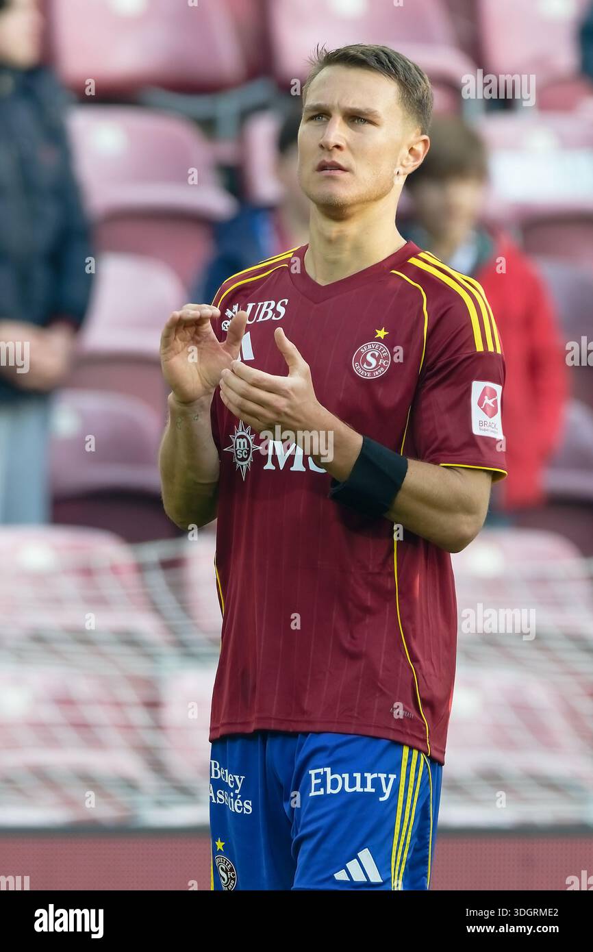 Geneva, Switzerland. 18th Jan, 2026. Marco Burch (15 Servette FC ...