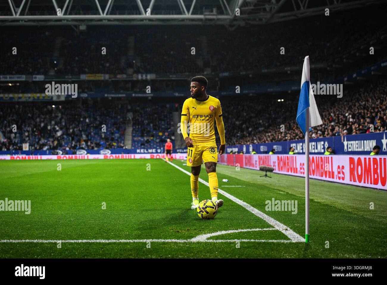 Thomas LEMAR of Girona during the Spanish championship LaLiga football ...