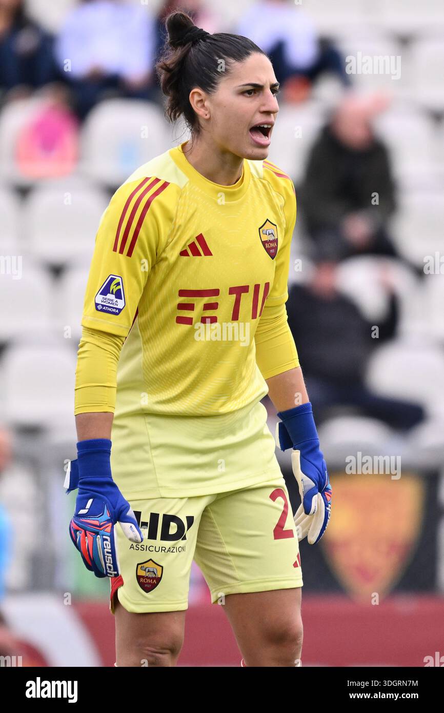 Rachele Baldi of A.S. Roma Femminile is in action during the 10th day ...