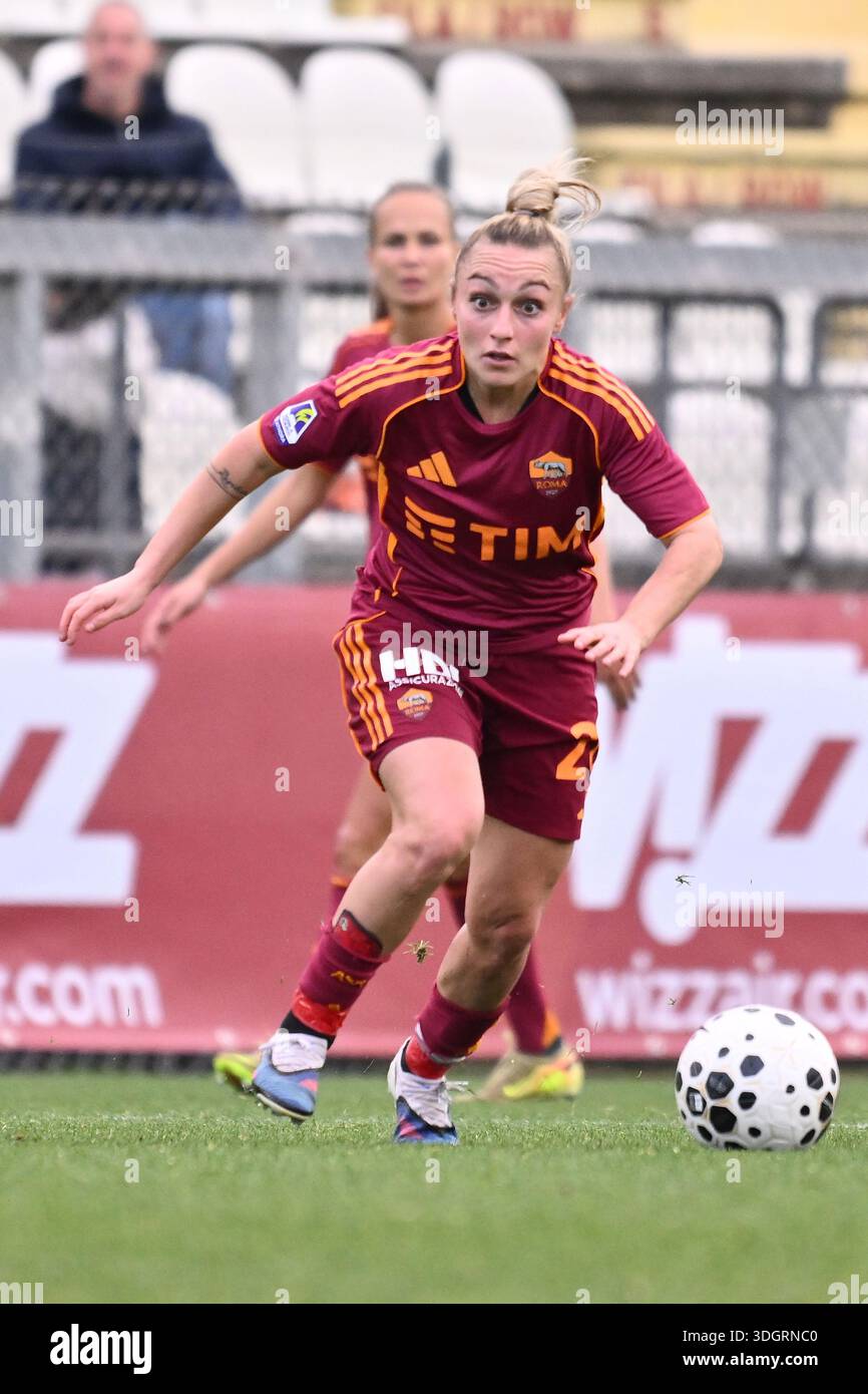 Giada Greggi of A.S. Roma Femminile is in action during the 10th day of ...