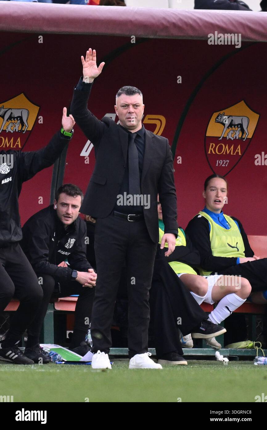 Salvatore Colantuono, coach of U.S. Sassuolo Femminile participates in ...