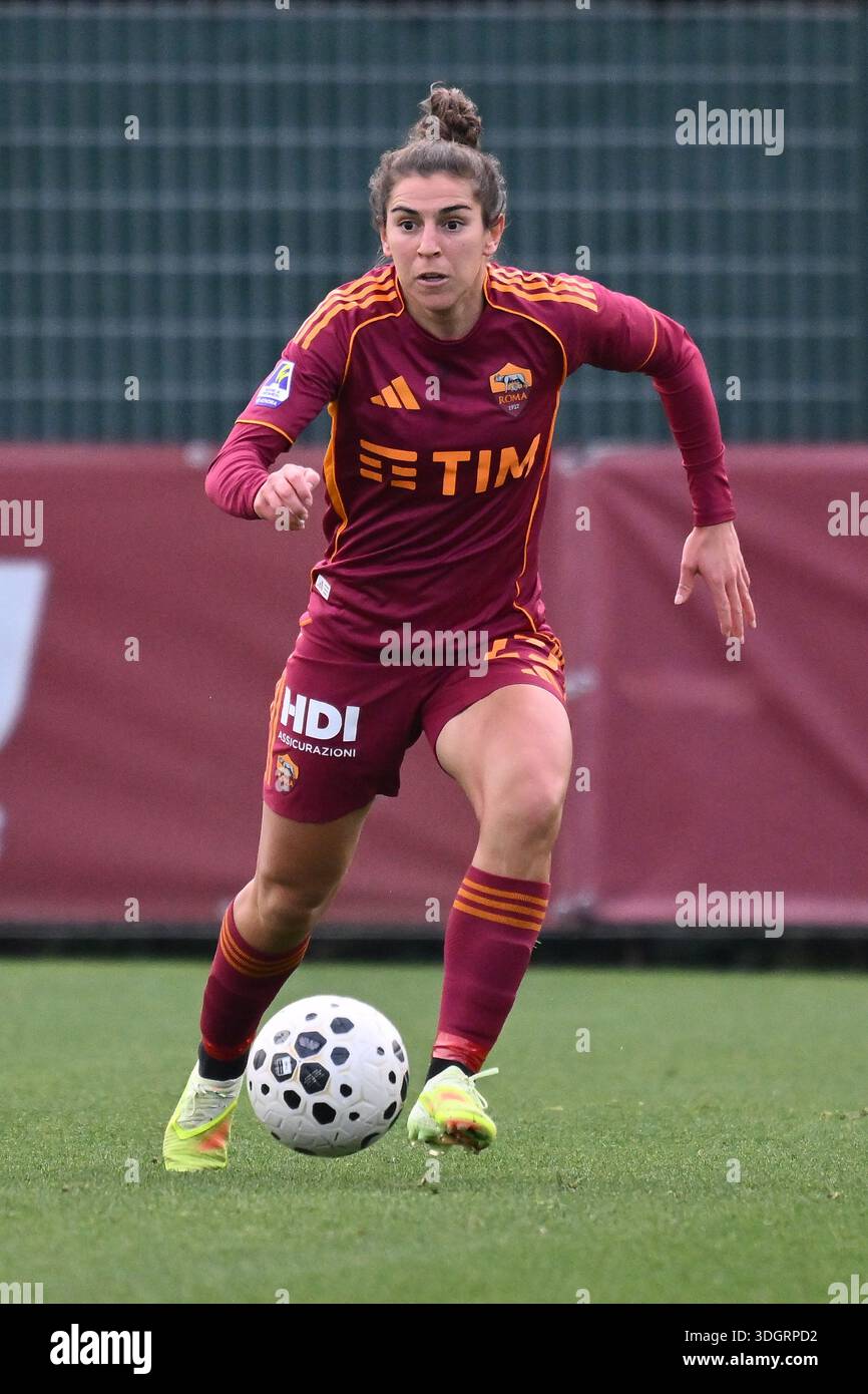 Valentina Bergamaschi of A.S. Roma Femminile is in action during the ...