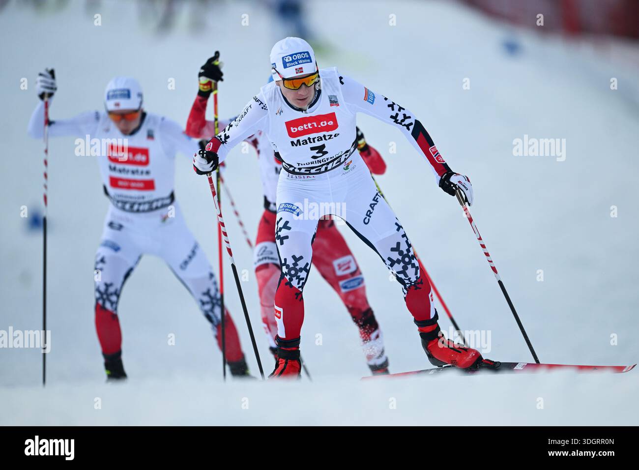 Einar Luraas OFTEBRO (NOR) dahinter Jens Luraas OFTEBRO (NOR), GER, FIS ...