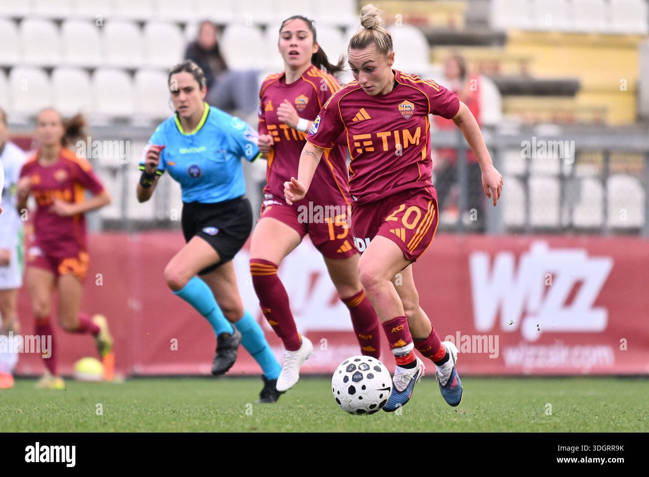 Giada Greggi of A.S. Roma Femminile is in action during the 10th day of ...
