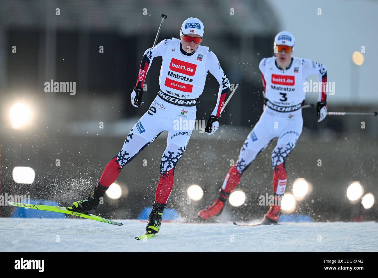 Jens Luraas OFTEBRO (NOR), dahinter Einar Luraas OFTEBRO (NOR), GER ...