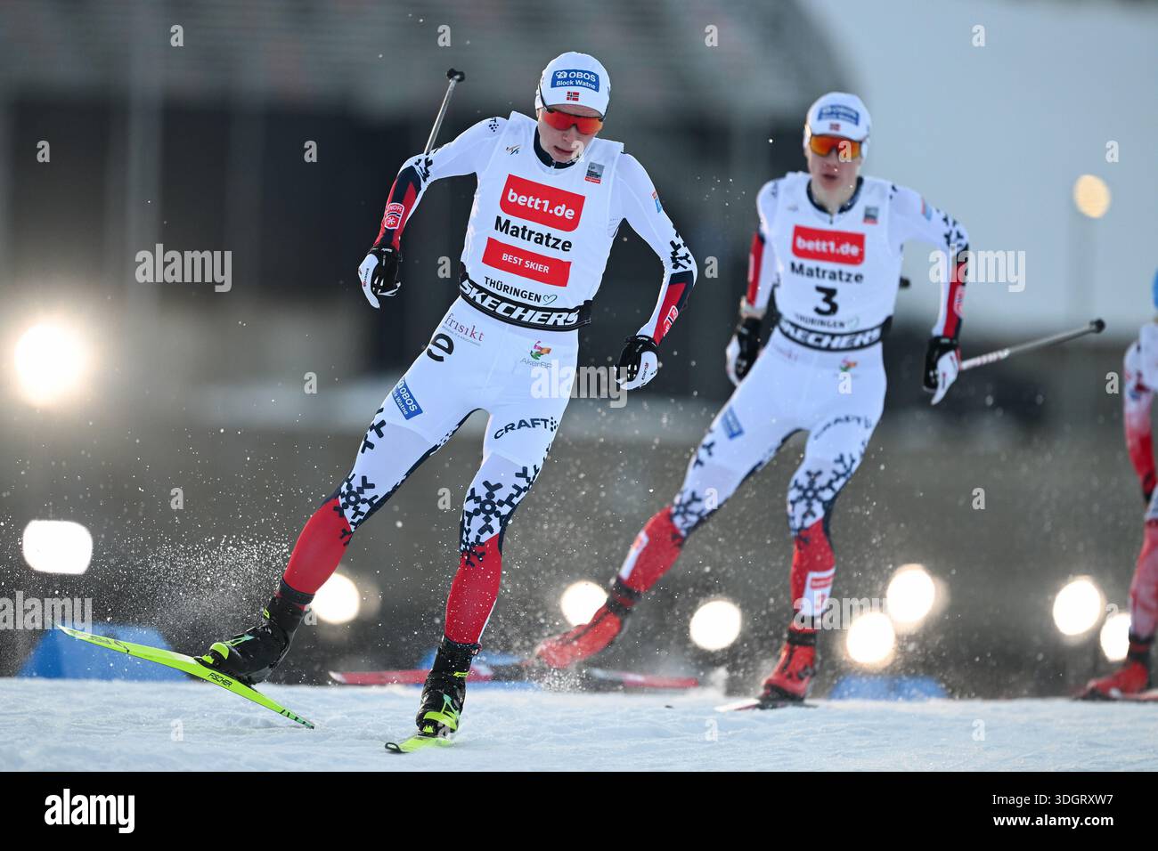 Jens Luraas OFTEBRO (NOR), dahinter Einar Luraas OFTEBRO (NOR), GER ...