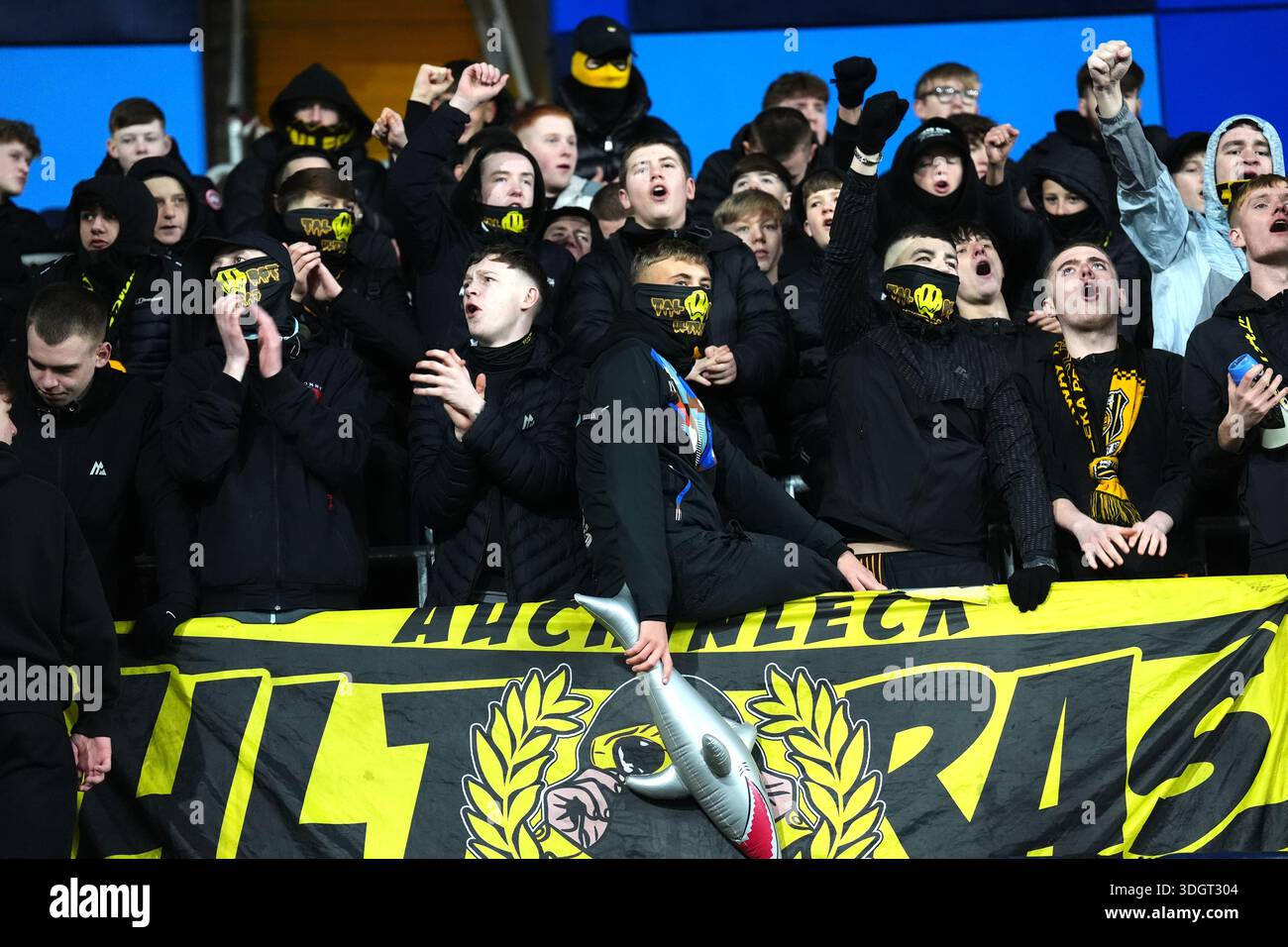 Auchinleck Talbot fans before the Scottish Gas Men's Scottish Cup ...