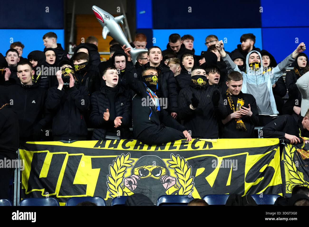 Auchinleck Talbot fans before the Scottish Gas Men's Scottish Cup ...