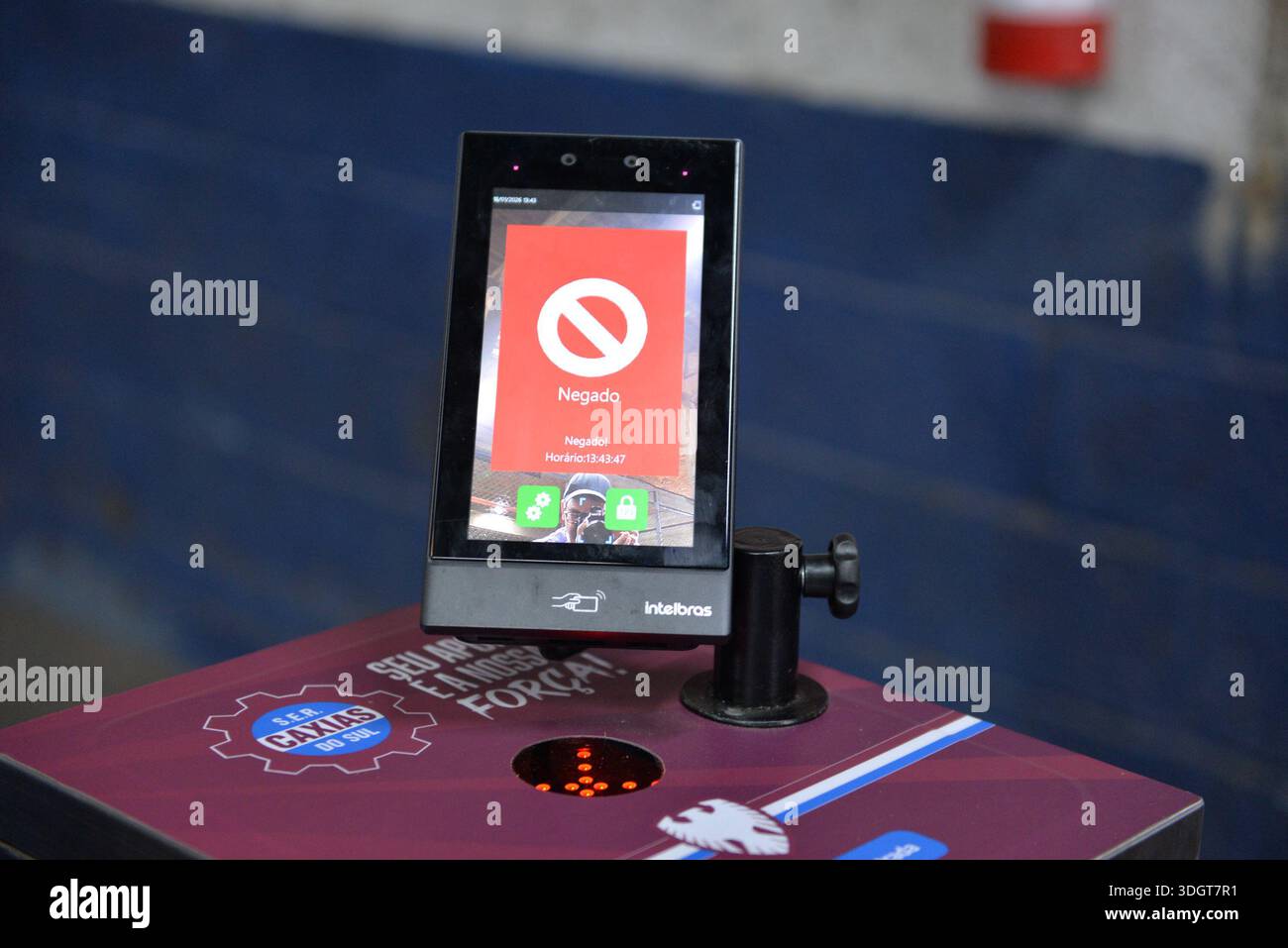 Caxias Do Sul, Brazil. 18th Jan, 2026. Images of the facial biometrics ...