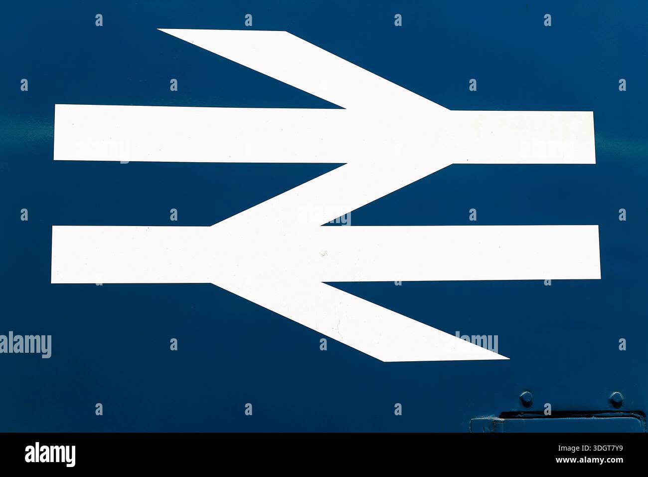 British Rail logo on a train at the National Railway Museum in York,UK ...