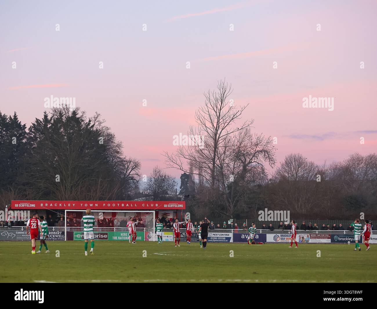 BRACKLEY, ENGLAND - JANUARY 17: A general view of St James Park ...
