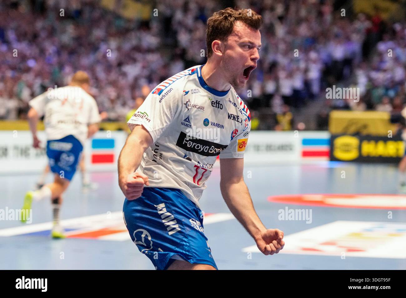 Bærum 20260118. The Faroe Islands' Hákun av Teigum during the EC ...