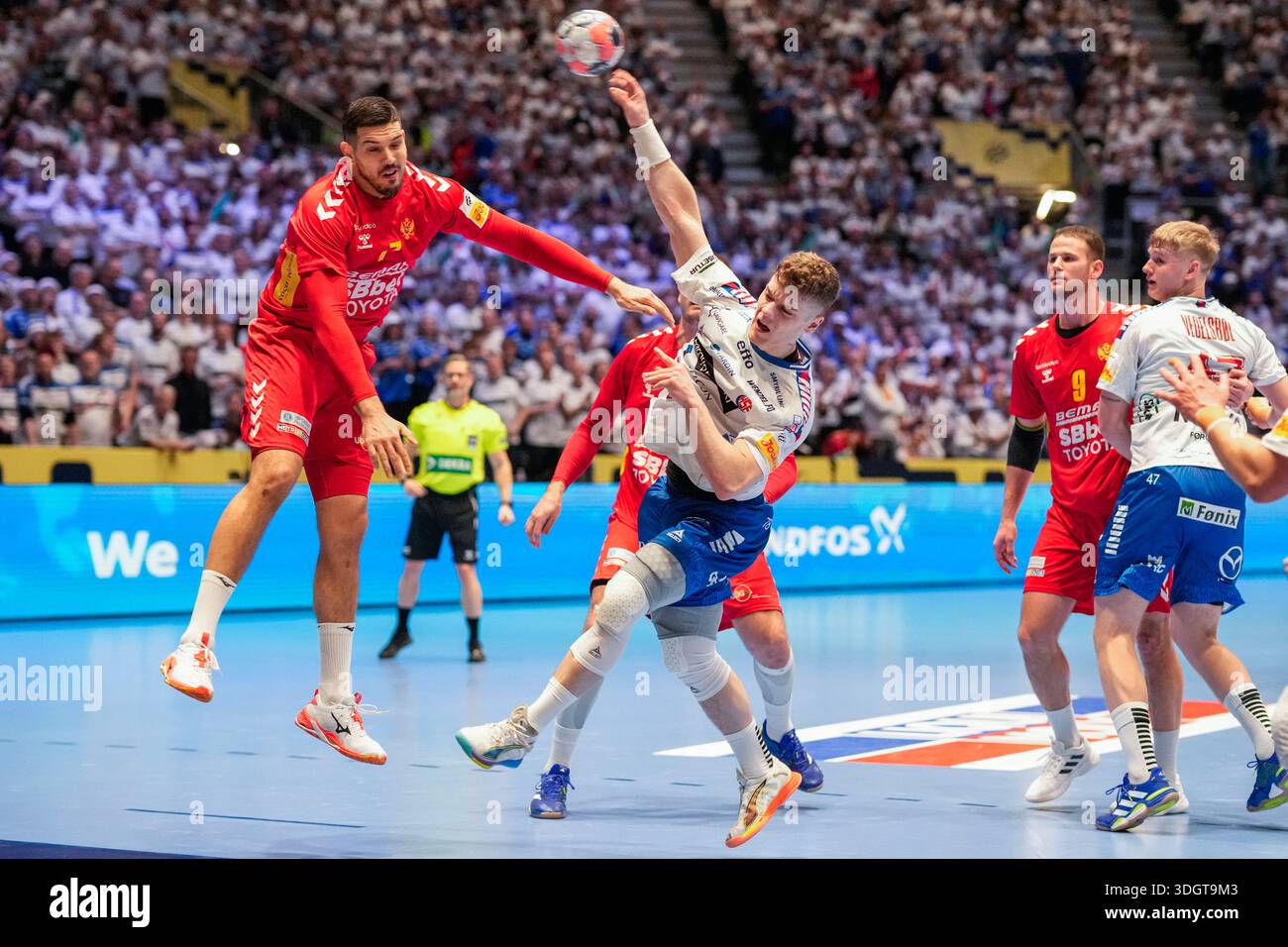 Bærum 20260118. Faroe Islands' Óli Mittún during the European ...