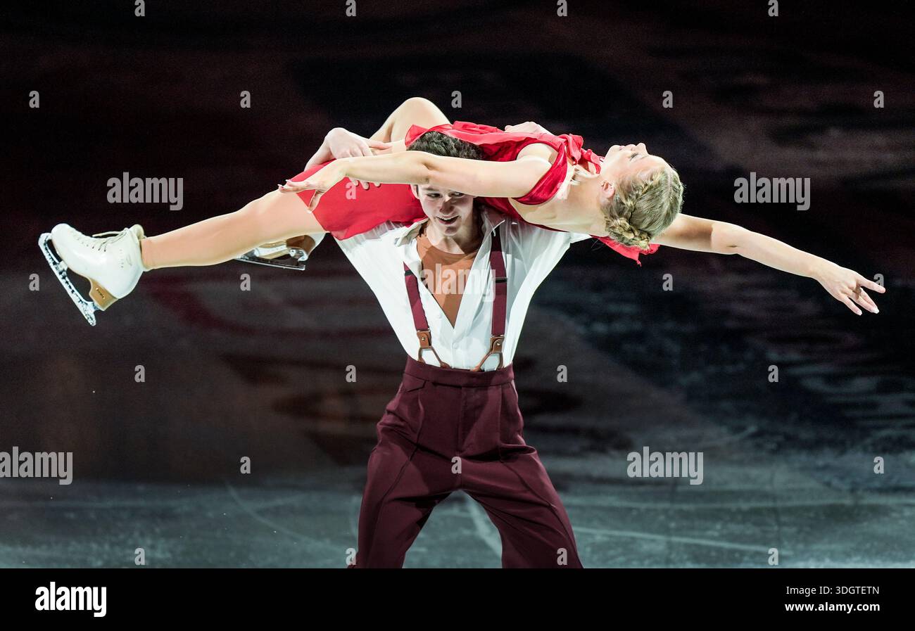 Great Britain’s Mimi Marler-Davies and Joseph Black during the ...