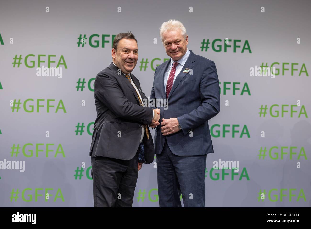 Begrüßung der eintreffenden Agrarministerinnen und Agrarminister durch ...