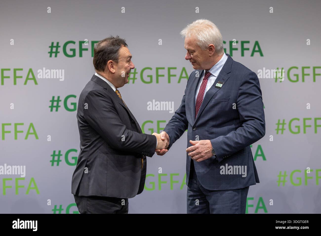 Begrüßung der eintreffenden Agrarministerinnen und Agrarminister durch ...