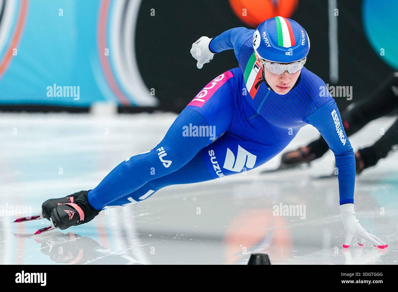 TILBURG, NETHERLANDS - JANUARY 18: Chiara Betti of Italy during the ISU Short Track European ...