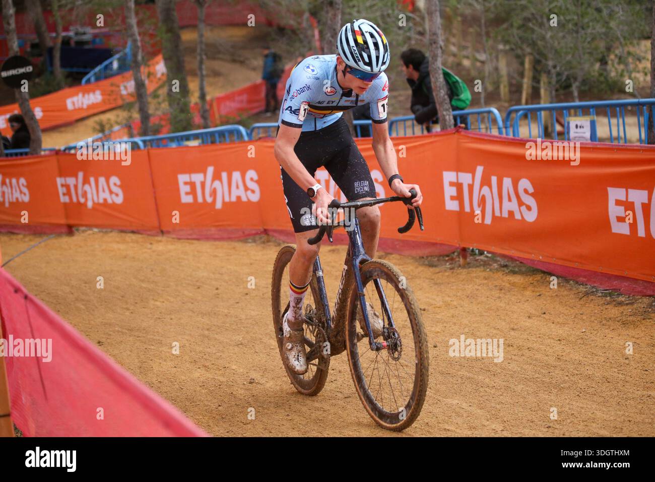 Benidorm, Spain, January 18, 2026: Belgian cyclist Giel Lejeune (11 ...