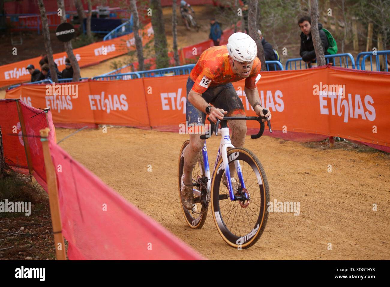 Benidorm, Spain, January 18, 2026: Dutch cyclist Delano Heeren (15 ...
