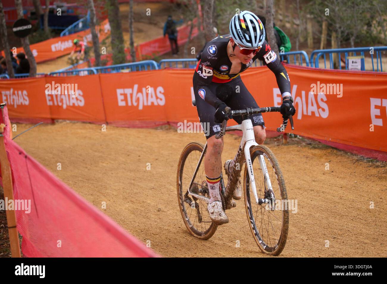 Benidorm, Spain, January 18, 2026: Belgian cyclist Jari Van Lee (12 ...