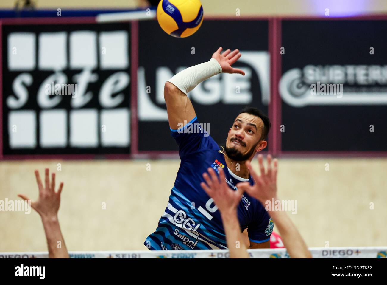 Hugo DE LEON of Sete during the Marmara Spike League match between Sete ...