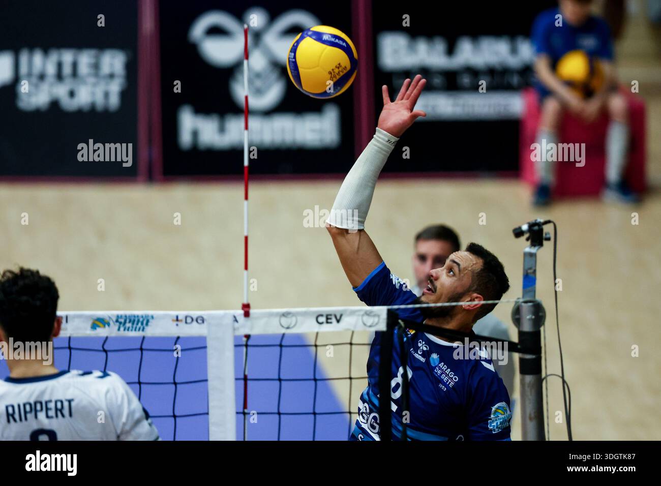 Hugo DE LEON of Sete during the Marmara Spike League match between Sete ...