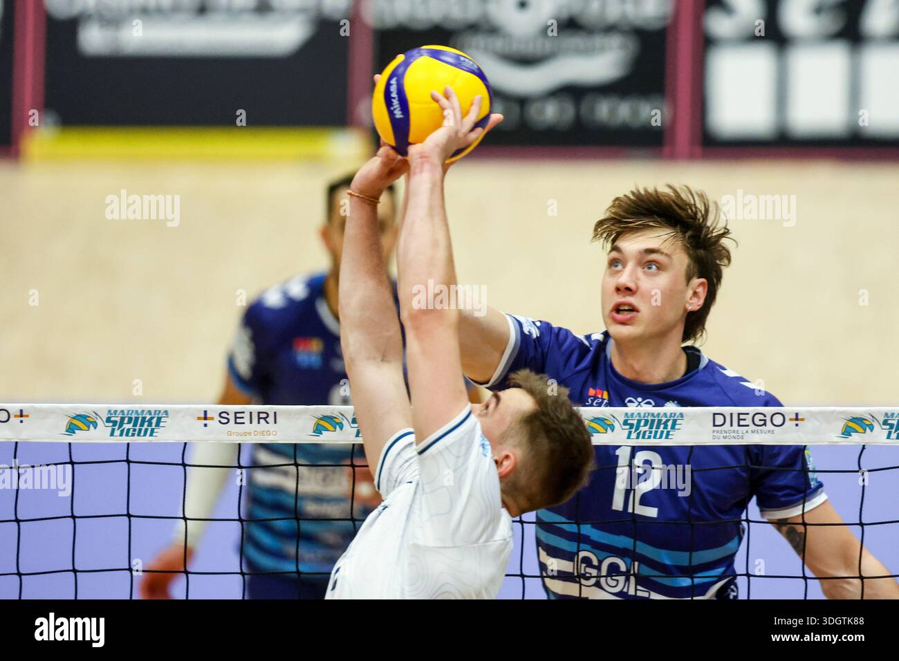 Nicolas ZERBA of Sete during the Marmara Spike League match between ...