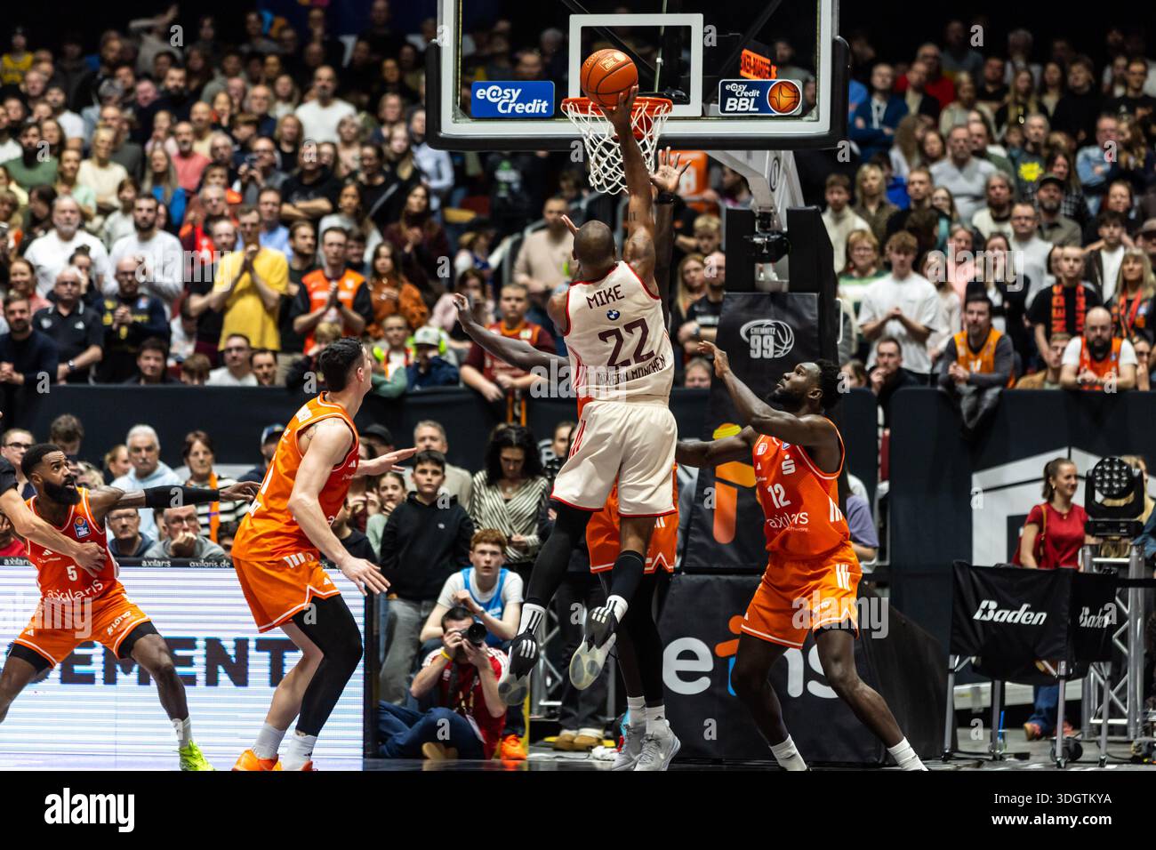 January 18, 2026, Messe, Chemnitz, GER, easy-Credit Basketball League ...