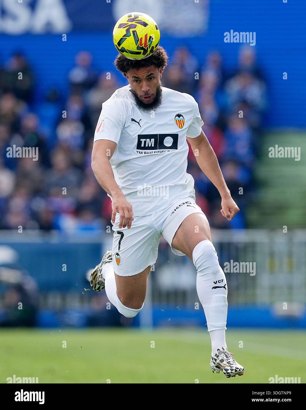 Valencia CF's Amaut Danjuma during La Liga match. January 18, 2026 ...