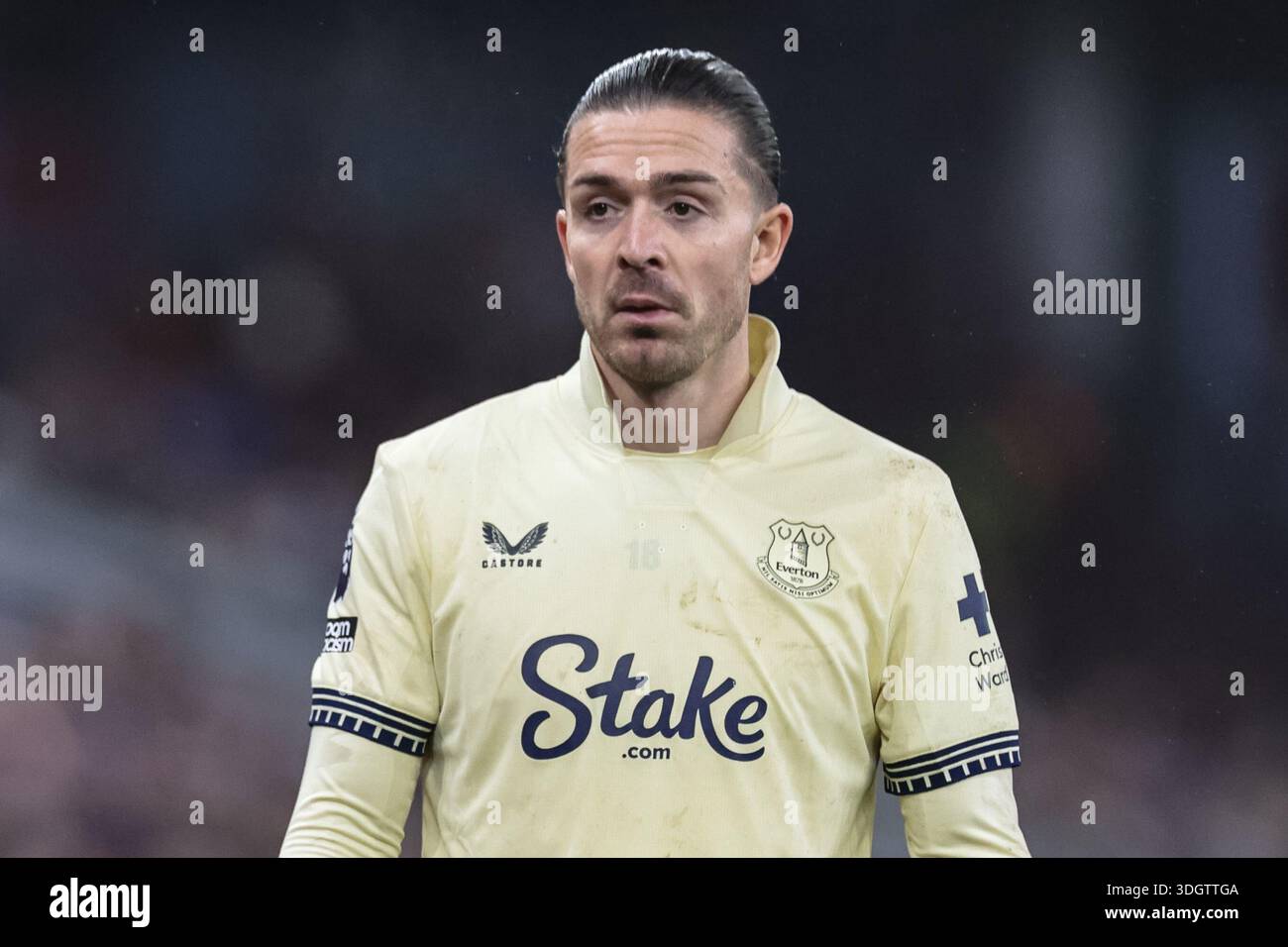 Jack Grealish of Everton during the Premier League match Aston Villa vs Everton at Villa Park ...