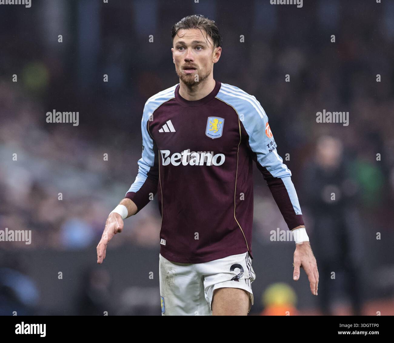 Matty Cash of Aston Villa during the Premier League match Aston Villa ...