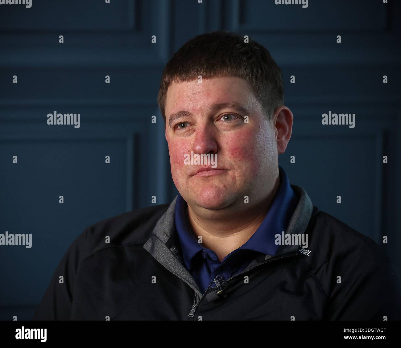 New Hartlepool United owner Landon Smith during his first press ...