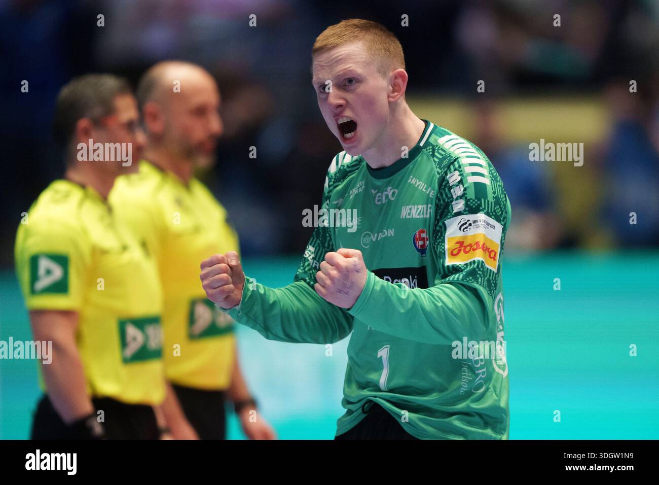 Oslo 20260116. Faroe Islands' Pauli Jacobsen during the European ...